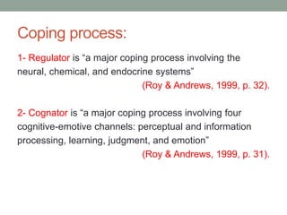 Roy Adaptation Model Diagram Explained The Roy Adaptation Mo