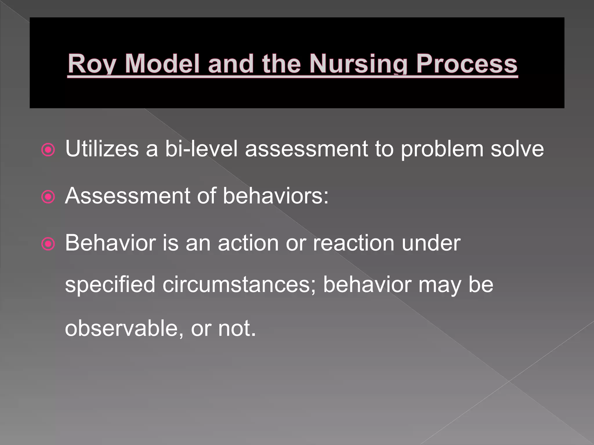Roy' adaptation theory.pptx | Science