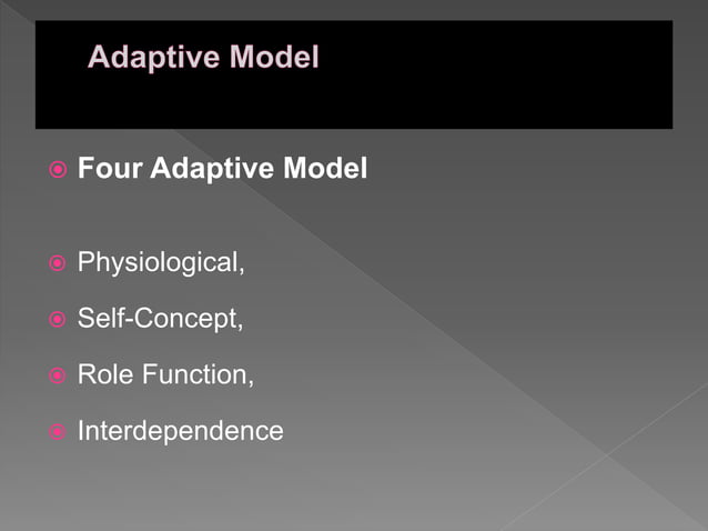 Roy' adaptation theory.pptx | Science