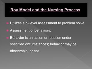 Roy' adaptation theory.pptx