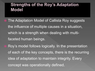 Roy' adaptation theory.pptx