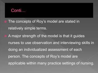 Roy' adaptation theory.pptx
