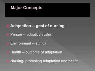 Roy' adaptation theory.pptx