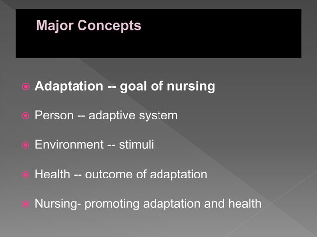 Roy' adaptation theory.pptx | Science