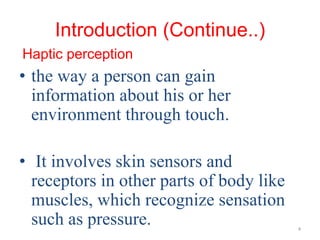 A study on Primary School Children’s Haptic Perception | PPT