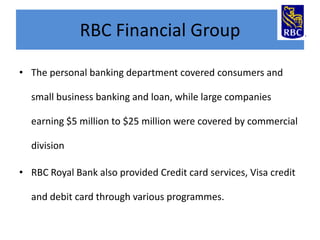 CUSTOMER PROFITABILIY AND CUSTOMER RELATIONSHIP MANAGAEMTN AT RBC ...