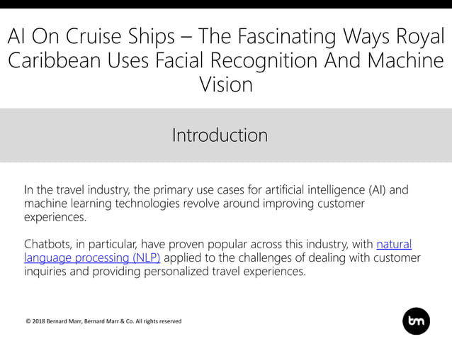 Artificial Intelligence On Cruise Ships – The Fascinating Ways Royal Caribbean Uses Facial ...