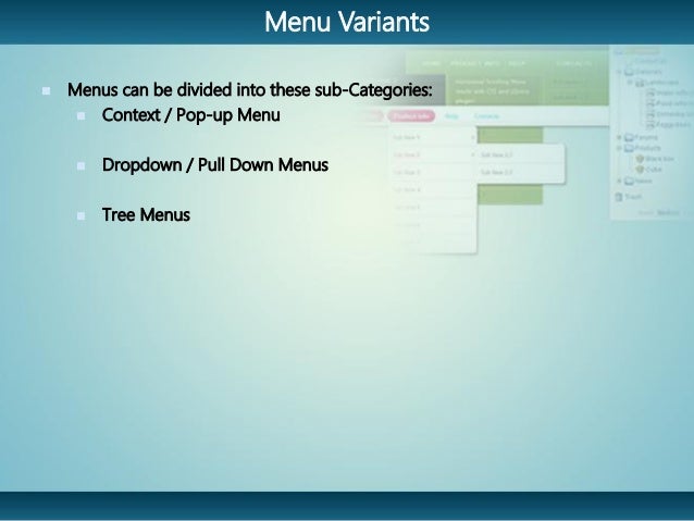 Menus Implementation with IBM Rational HATS