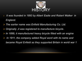 Royal Enfield: Brand Analysis | PPTX