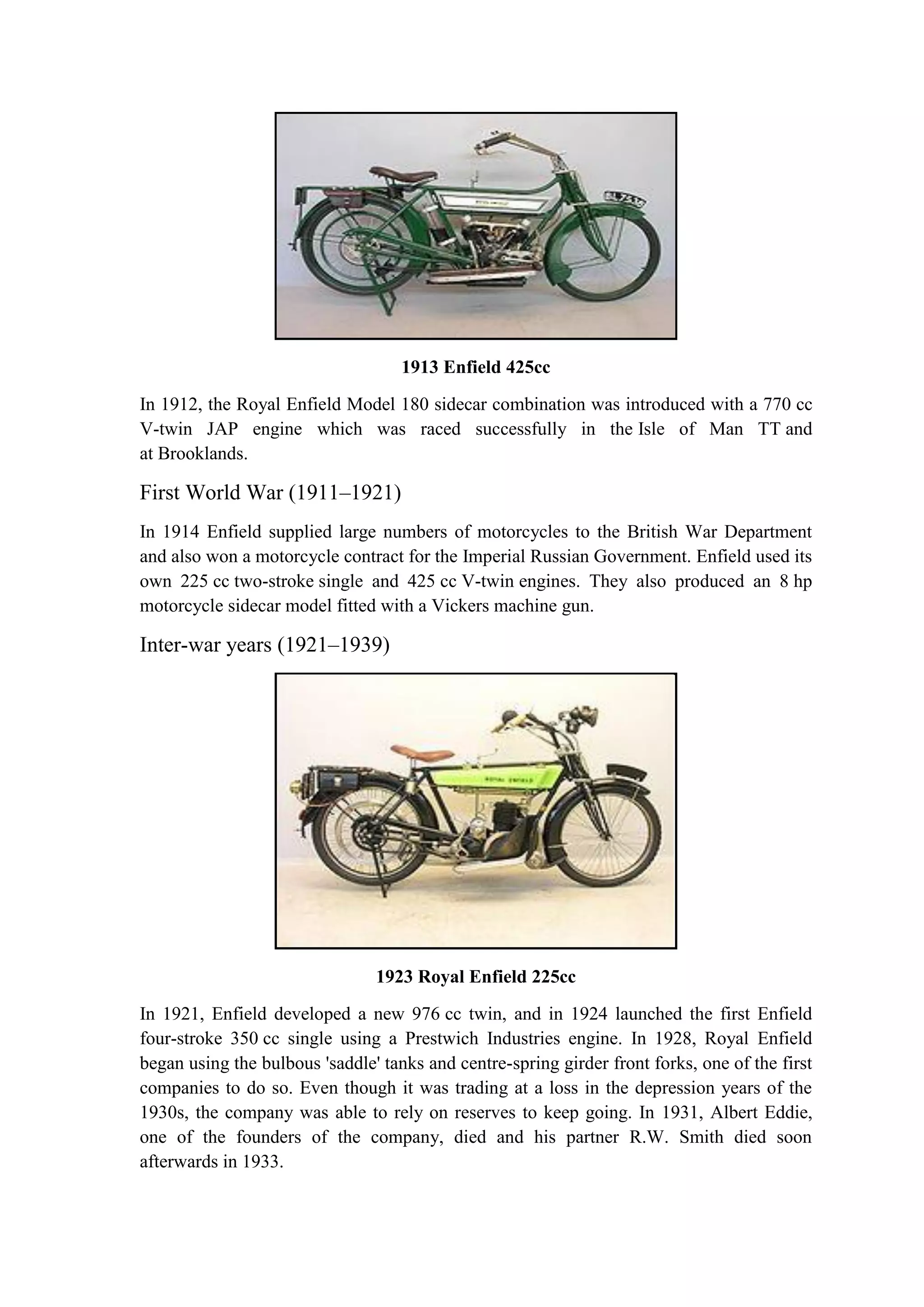 Royal Enfield project | PDF