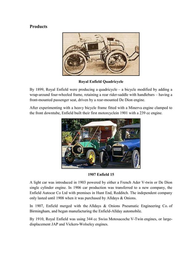 Royal Enfield project | PDF