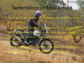 Royal enfield 8 parameters | PPT