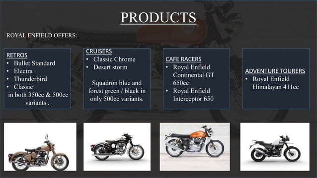Royal enfield marketing plan | PPTX | Motorcycle Sports | Auto Racing