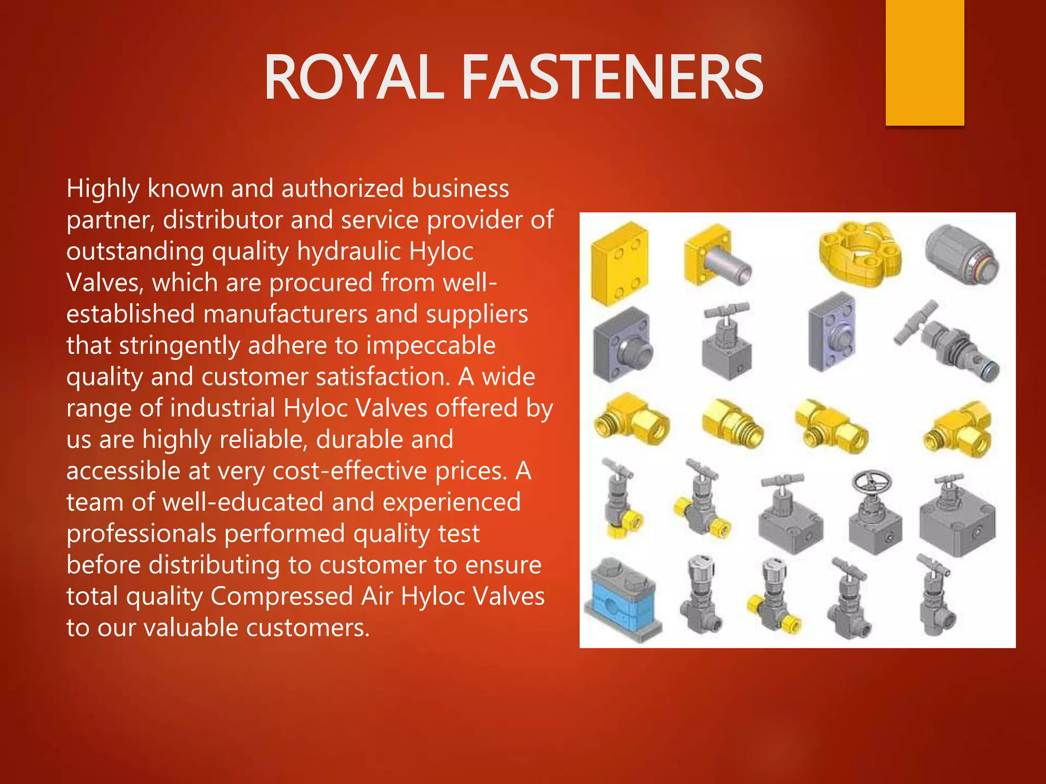 ROYAL FASTENERS | PPTX