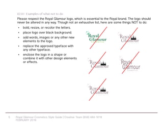 Royal Glam Style Guide PDF | PPT