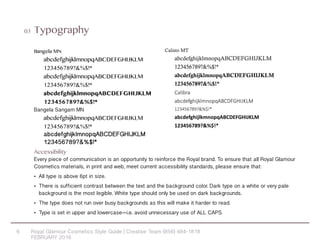 Royal Glam Style Guide PDF | PPT