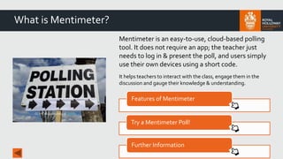 Using Mentimeter to gauge and engage science students in information skills - Workman & Sleeman ...