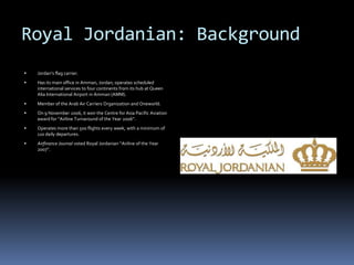 Royal Jordanian | PPTX