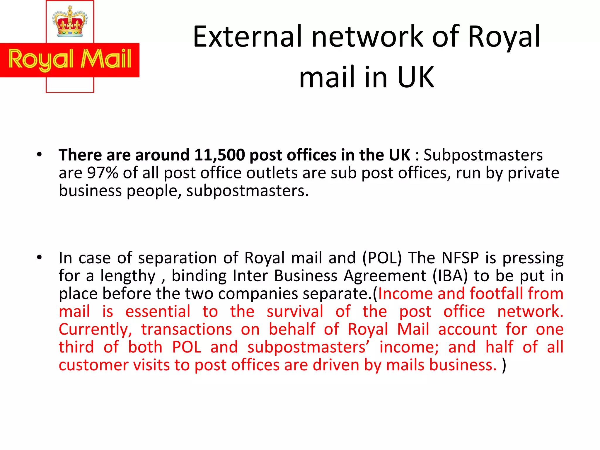 Royal mail presentation | PPT
