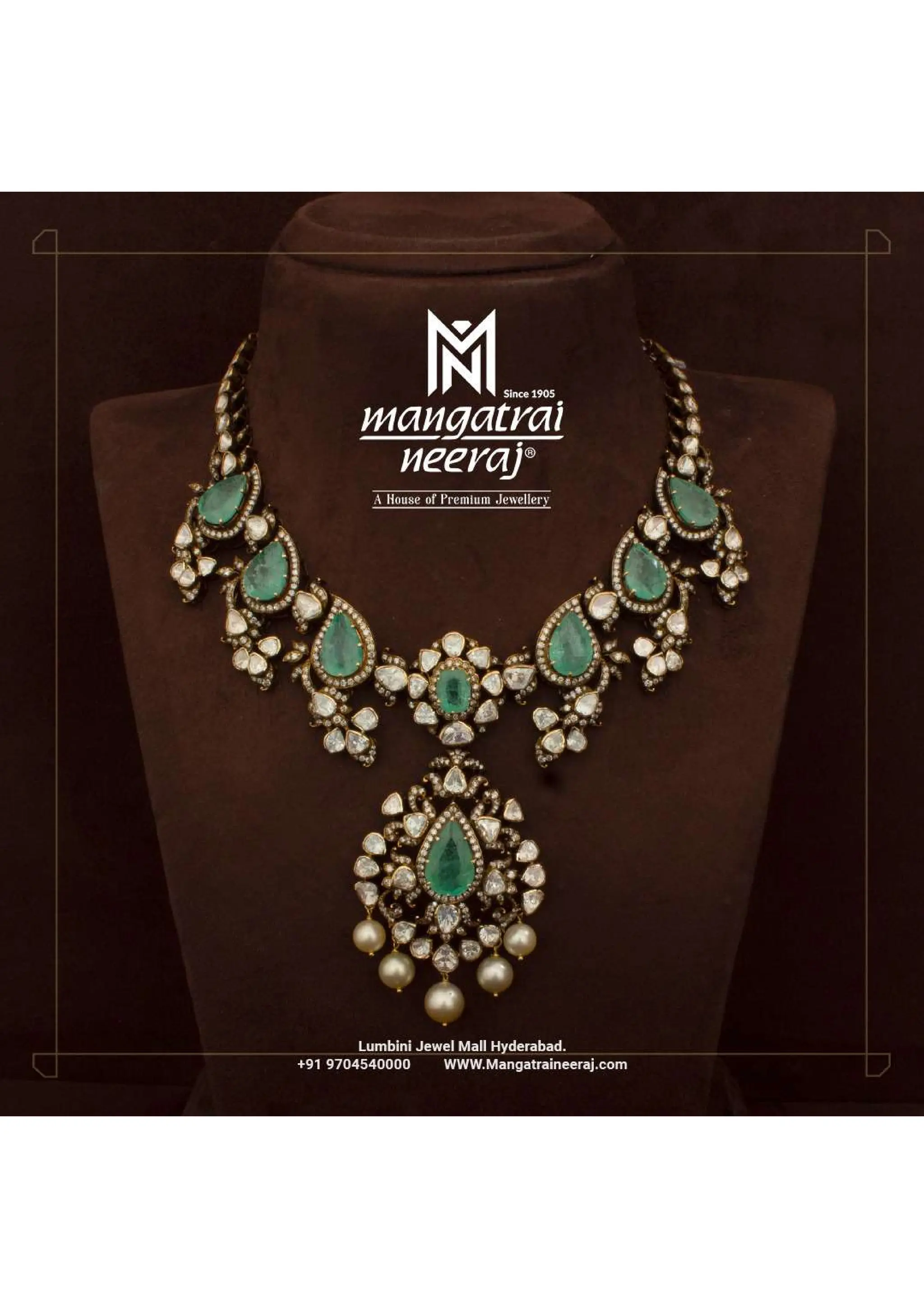 Royal Mango Necklace | Royal Finishing Mango Design Necklace | PDF