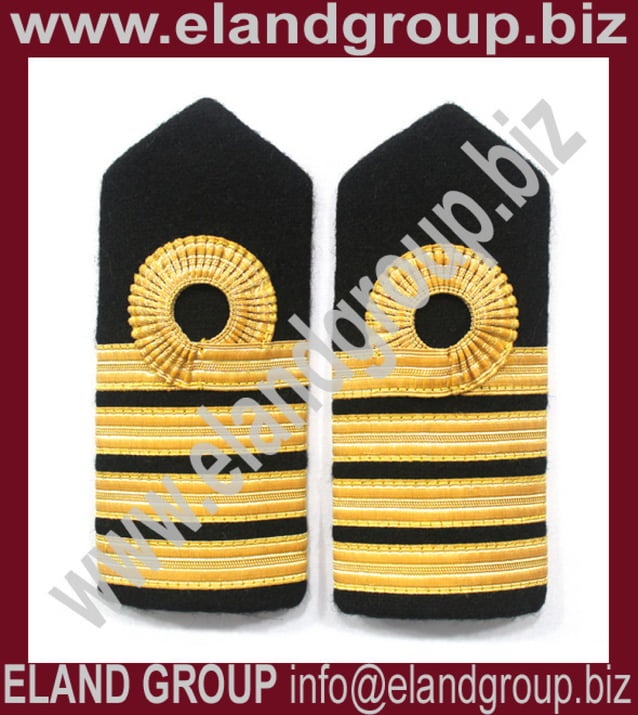 Royal navy captain shoulder boards