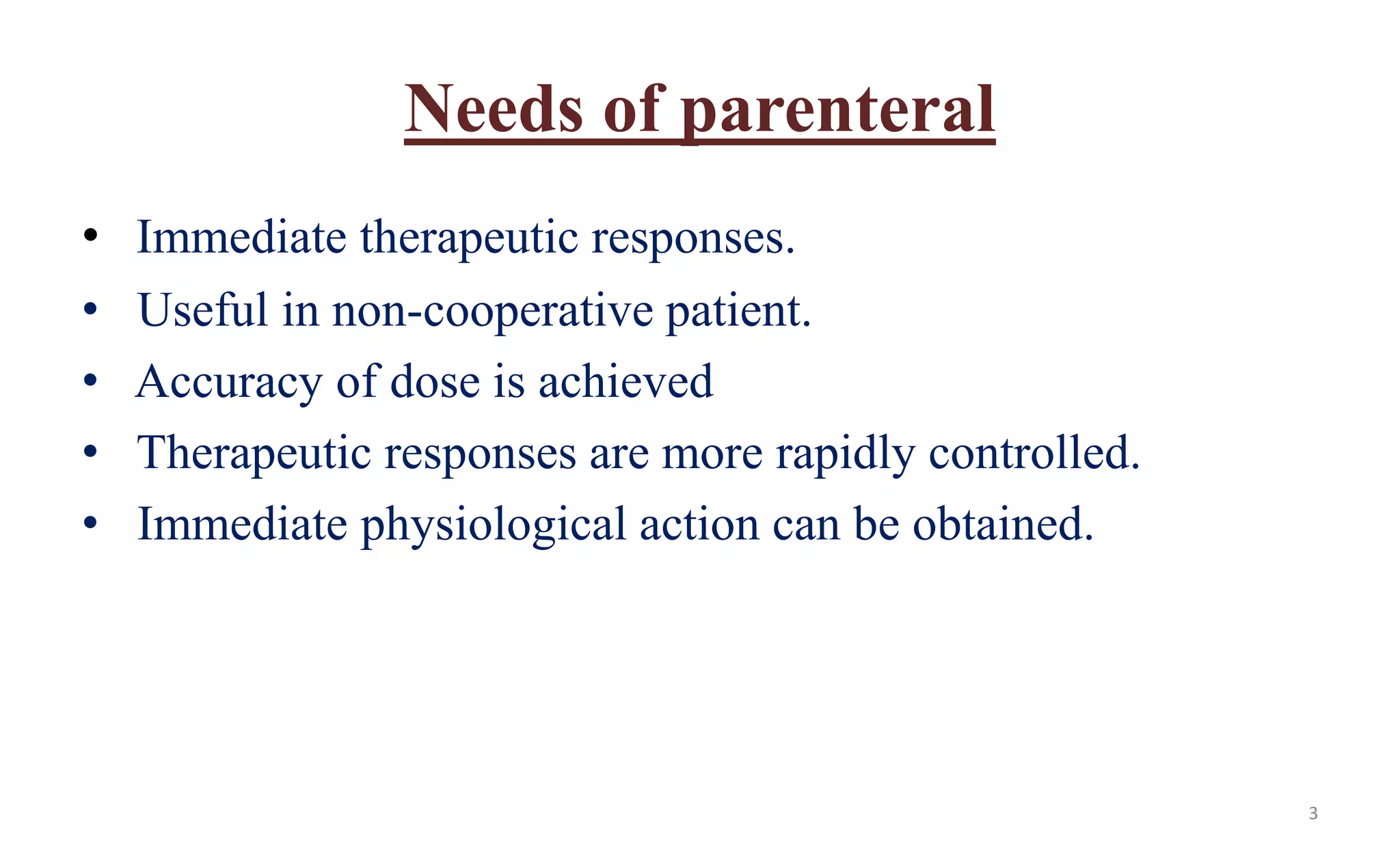 Parenteral Devices | PPT