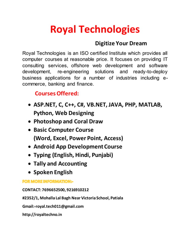 Royal Technologies.docx