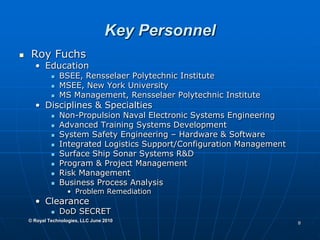 Royal technologies, llc general overview presentation | PPTX