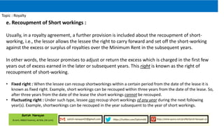 Introduction to Royalty, Basics and Accounting Entries | PPTX