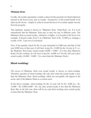 Royalty accounts | DOCX | Personal Taxes | Personal Finance