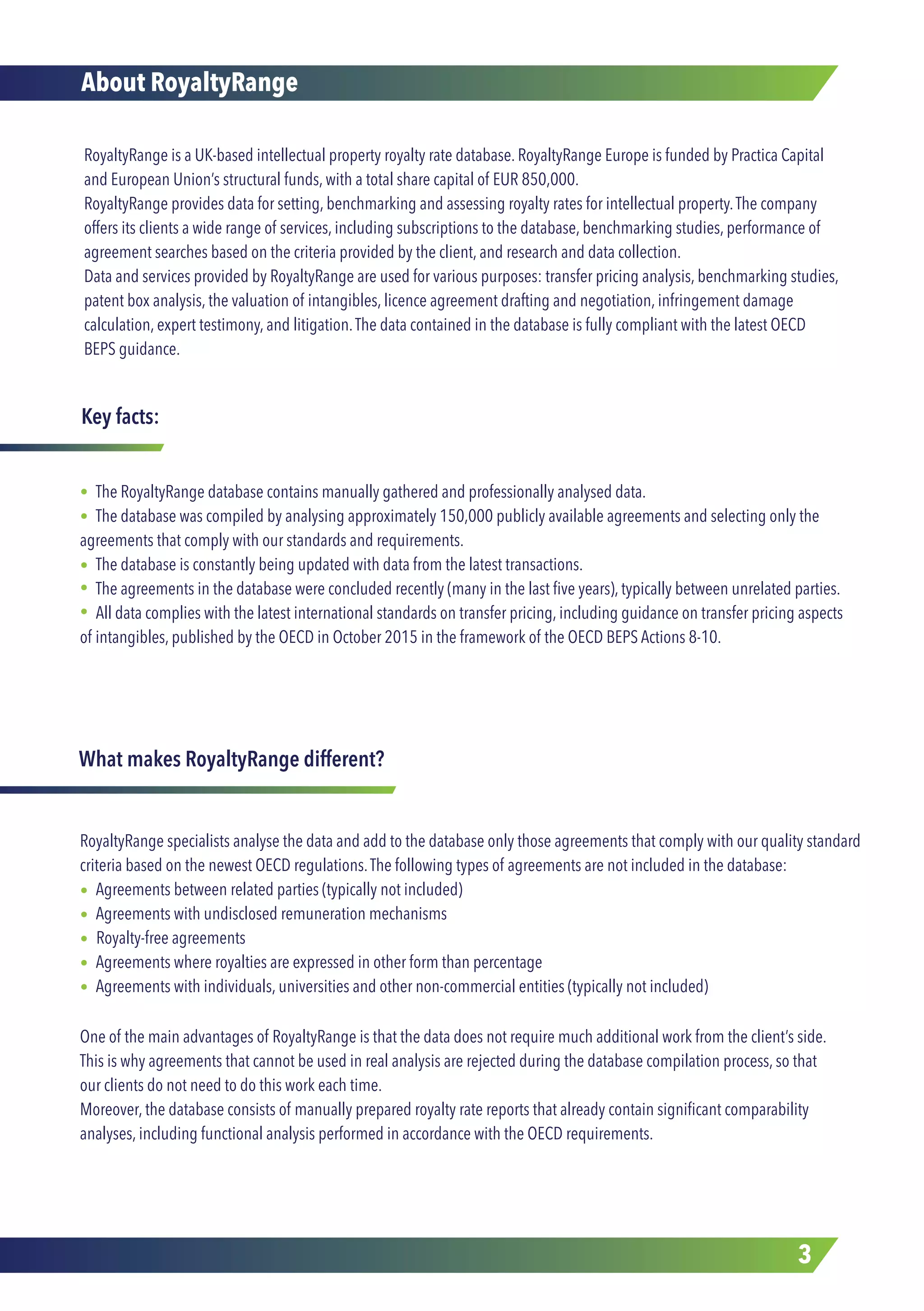 Royalty range presentation 2017 | PDF