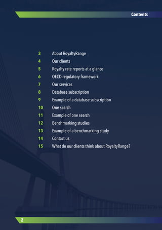 Royalty range presentation 2017 | PDF