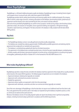 Royalty range presentation 2017 | PDF