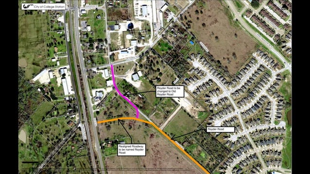 Name Change for Part of Royder Road | PPTX