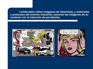 Roy lichtenstein | PPT | Modern Art | Fine Art