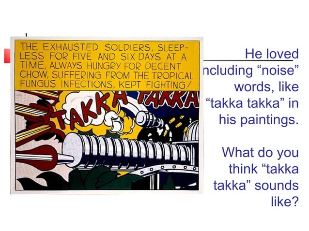 Roylichtenstein | PPT