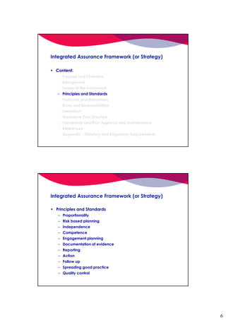 Integrated assurance and the role of the PMO | PDF