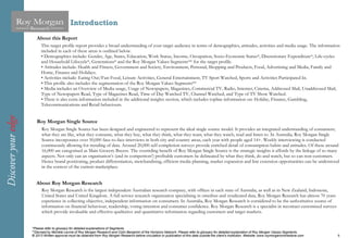 Roy morgan sample_profile | PDF