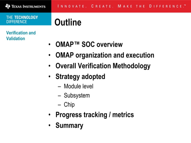 OMAP Verification | PDF