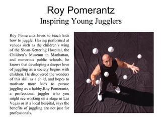 Roy Pomerantz - A Passion for Education | PPT