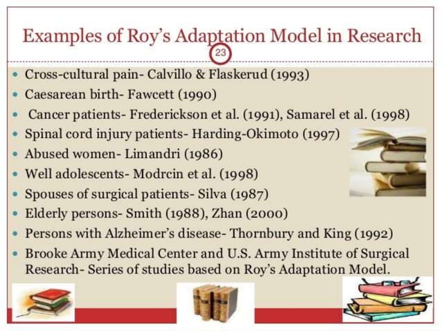 Roys adaptation theory | PPTX | Medical Health