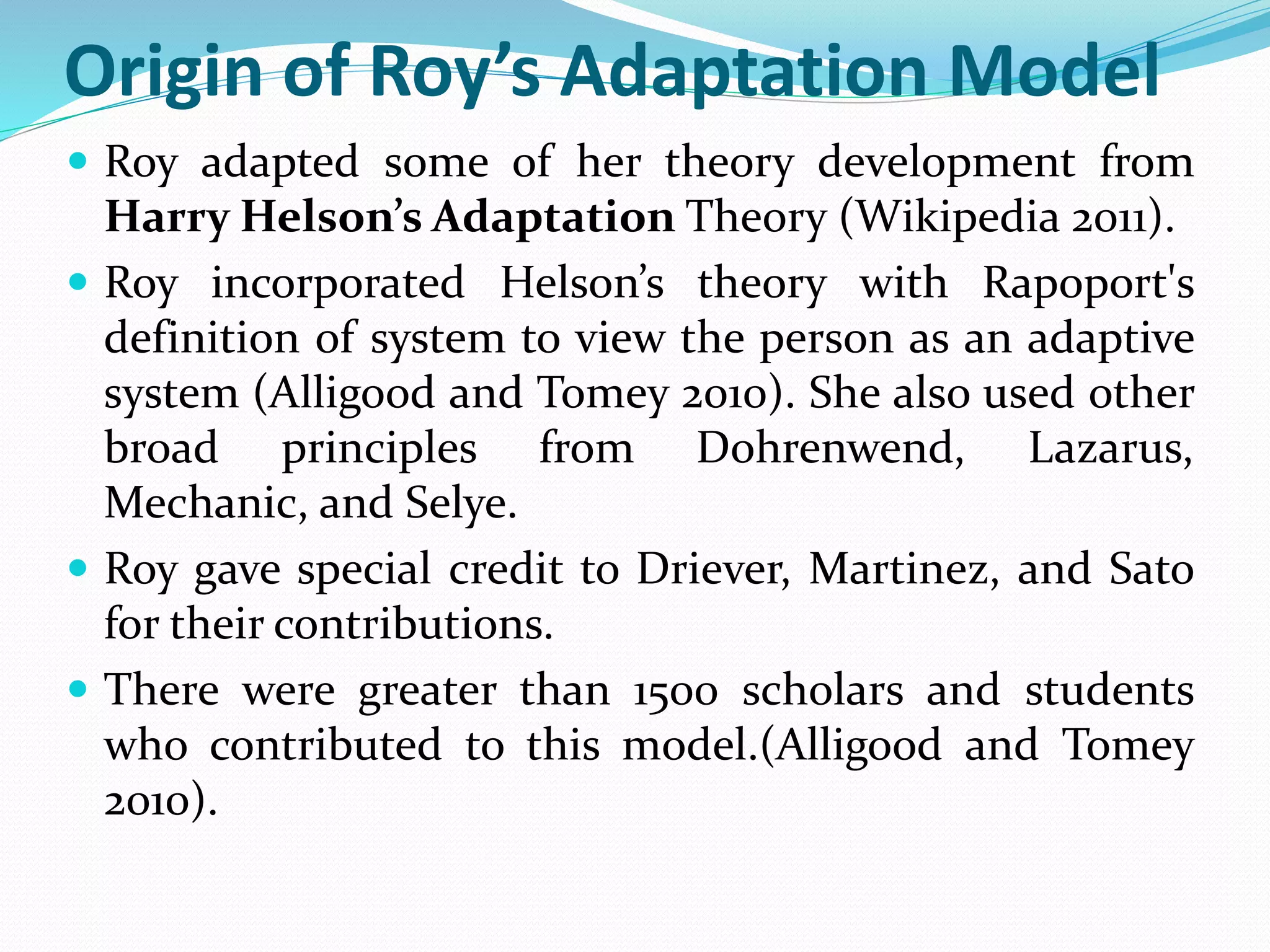Roys adaptation model.pptx