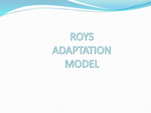 Roys adaptation model.pptx