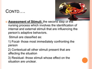 Callista Roy's Theory of Adaptation.ppt