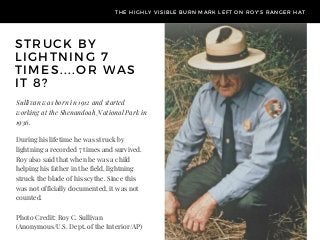 Roy Sullivan - The Human Lightning Rod - Field Pros Direct | PPT