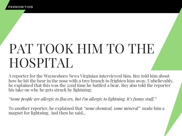 Roy Sullivan - The Human Lightning Rod - Field Pros Direct | PPT