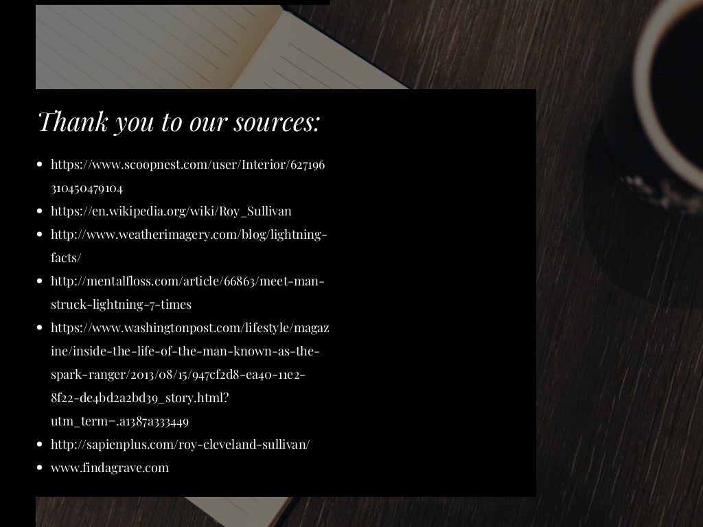 Roy Sullivan - The Human Lightning Rod - Field Pros Direct | PDF ...