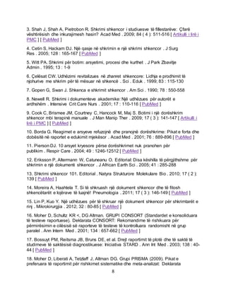 Si te shkruajm artikull shkencor | DOCX