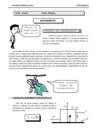 Rozamiento | PDF