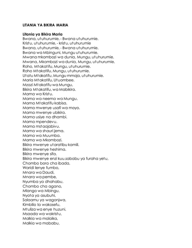 Rozari takatifu | DOCX